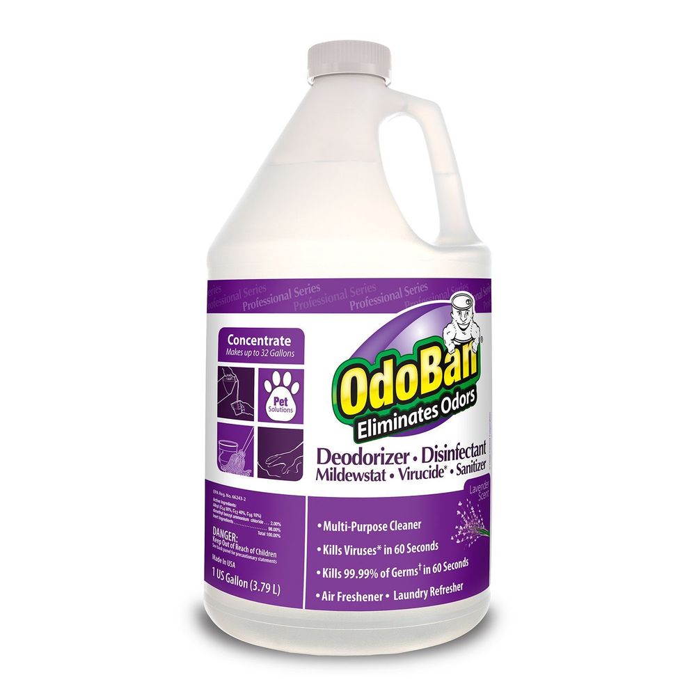 Clean Control OdoBan Lavender Deodorizer and Disinfectant Concentrate ...