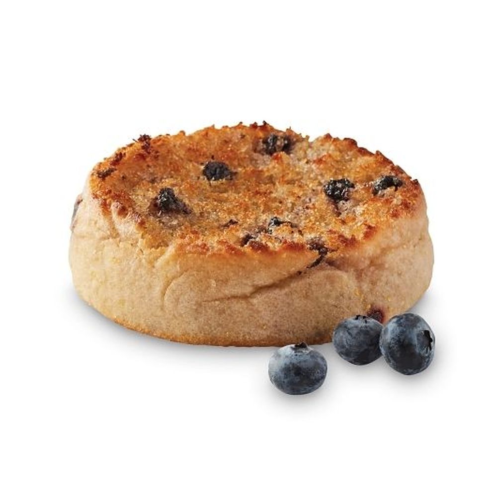 Wolfermans Blueberry English Muffin, 4 count -- 12 per case