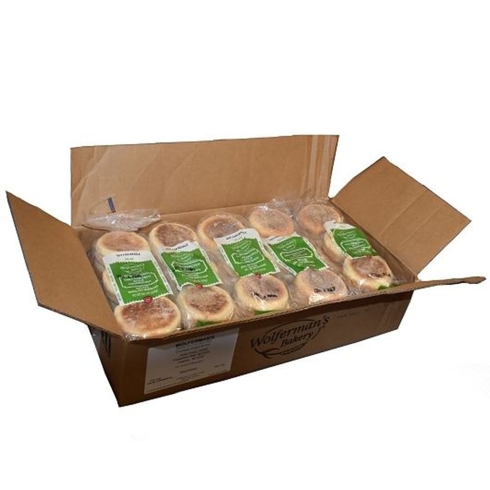 Wolferman's Deluxe San Francisco Sourdough English Muffin, 6 count ...