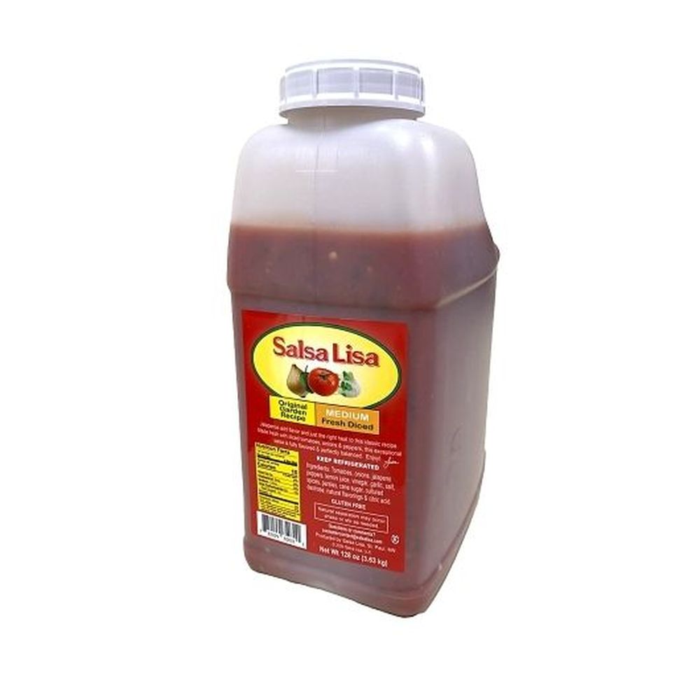 Salsa Lisa Original Garden Recipe Medium Salsa, 1 Gallon - 2 per case