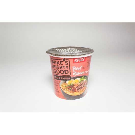 Mikes Mighty Good Organic Spicy Beef Ramen Noodle Soup, 1.8 Ounce -- 6 ...