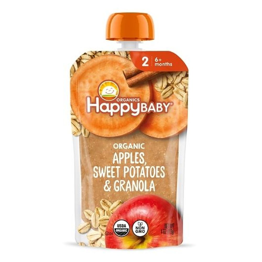 Happy Baby Organic Clearly Crafted Apple Sweet Potato and Granola Baby ...