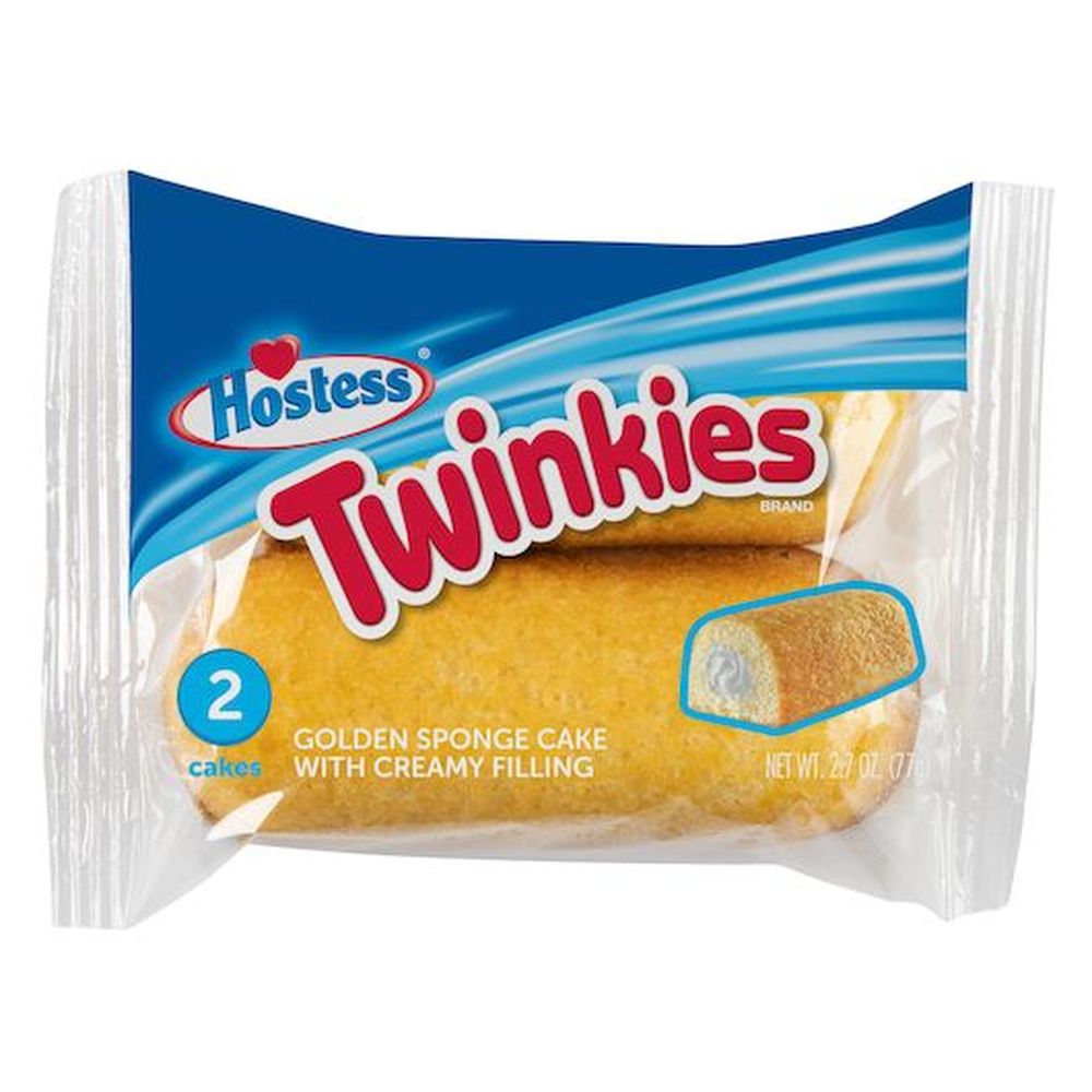 Hostess Twinkie Golden Sponge Cake with Creamy Filling, 2.7 Ounce -- 18 ...