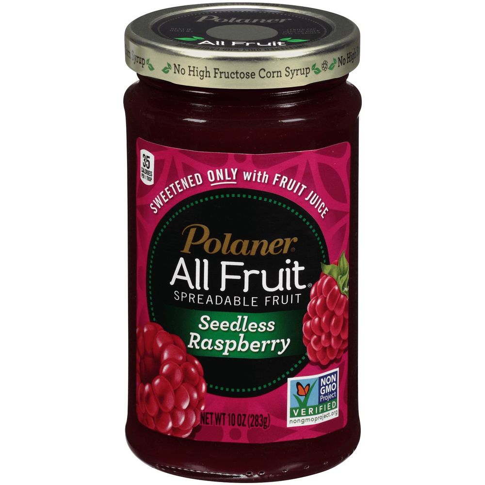Polaner All Fruit Seedless Red Raspberry Spread, 10 Ounce -- 12 per case