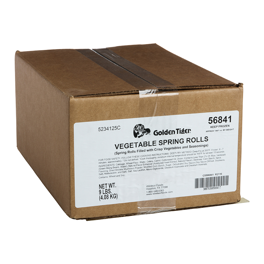 Golden Tiger Vegetable Spring Roll Case | FoodServiceDirect