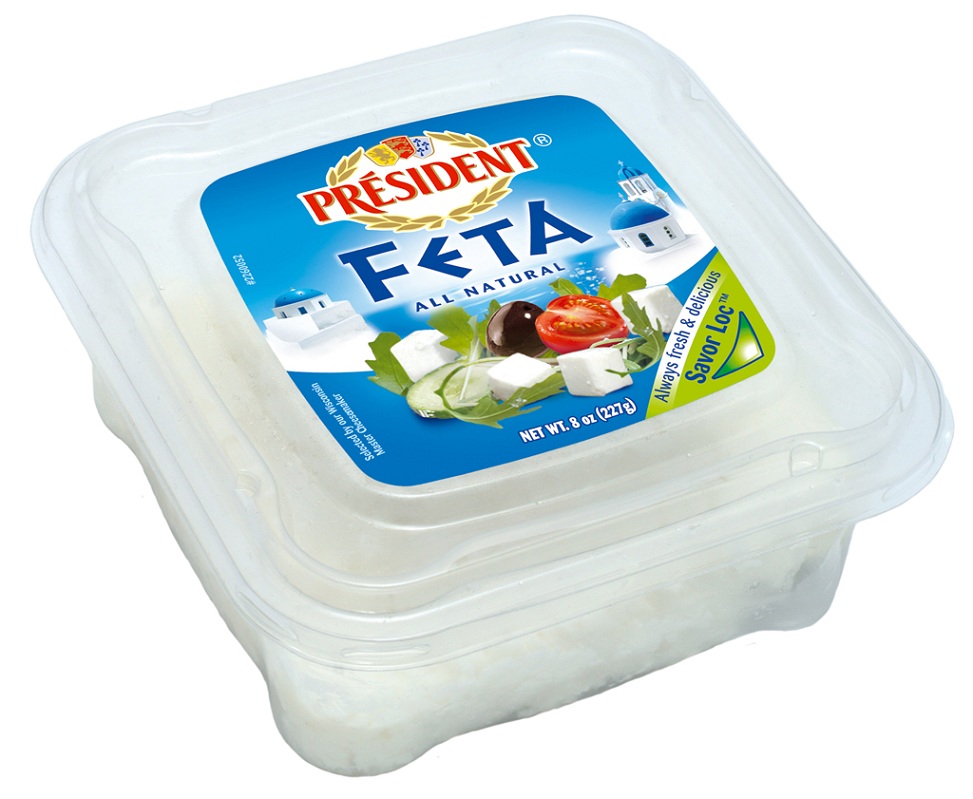 President Plain Feta Cheese Case | FoodServiceDirect