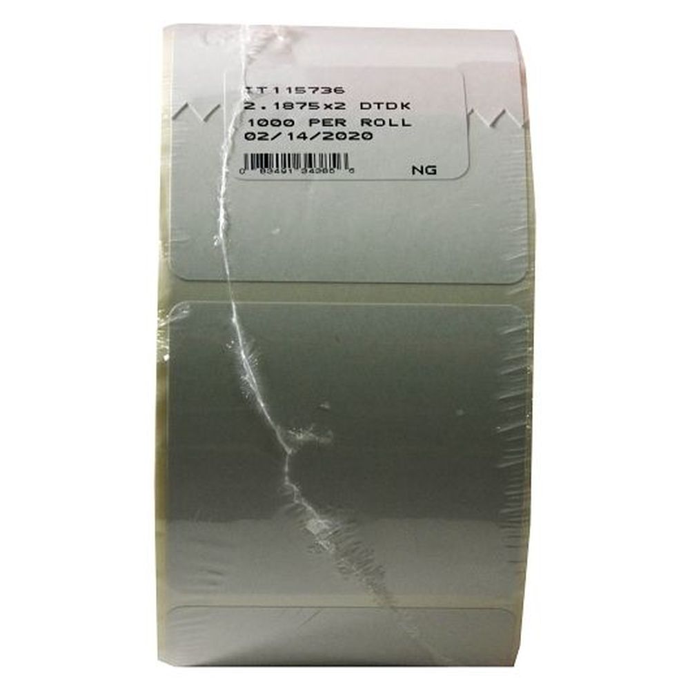 Daymark DuraMark Direct Thermal Permanent Adhesive Blank Printer Label ...