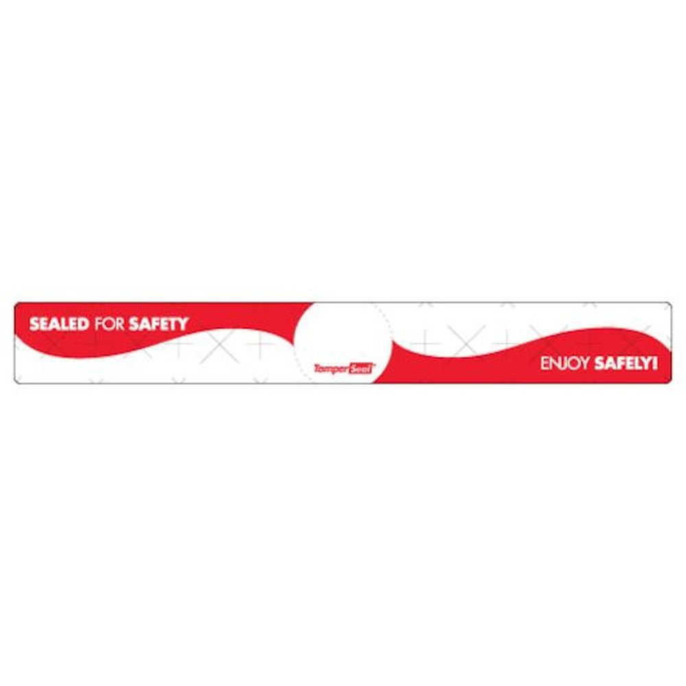 Daymark TamperSeal 1 inch by 8 inch Rectangle Super Permanent Adhesive ...