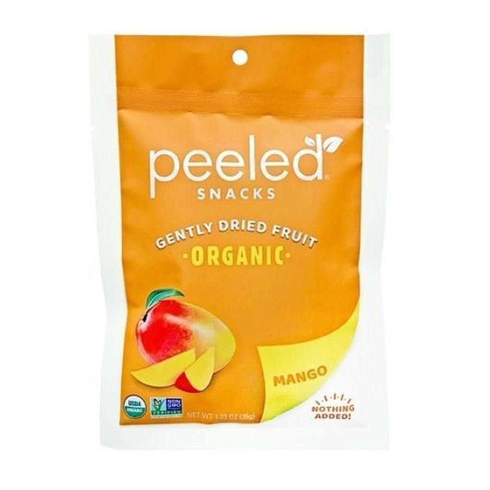 Peeled Snacks Organic Dried Mango Fruit -- 24 per case