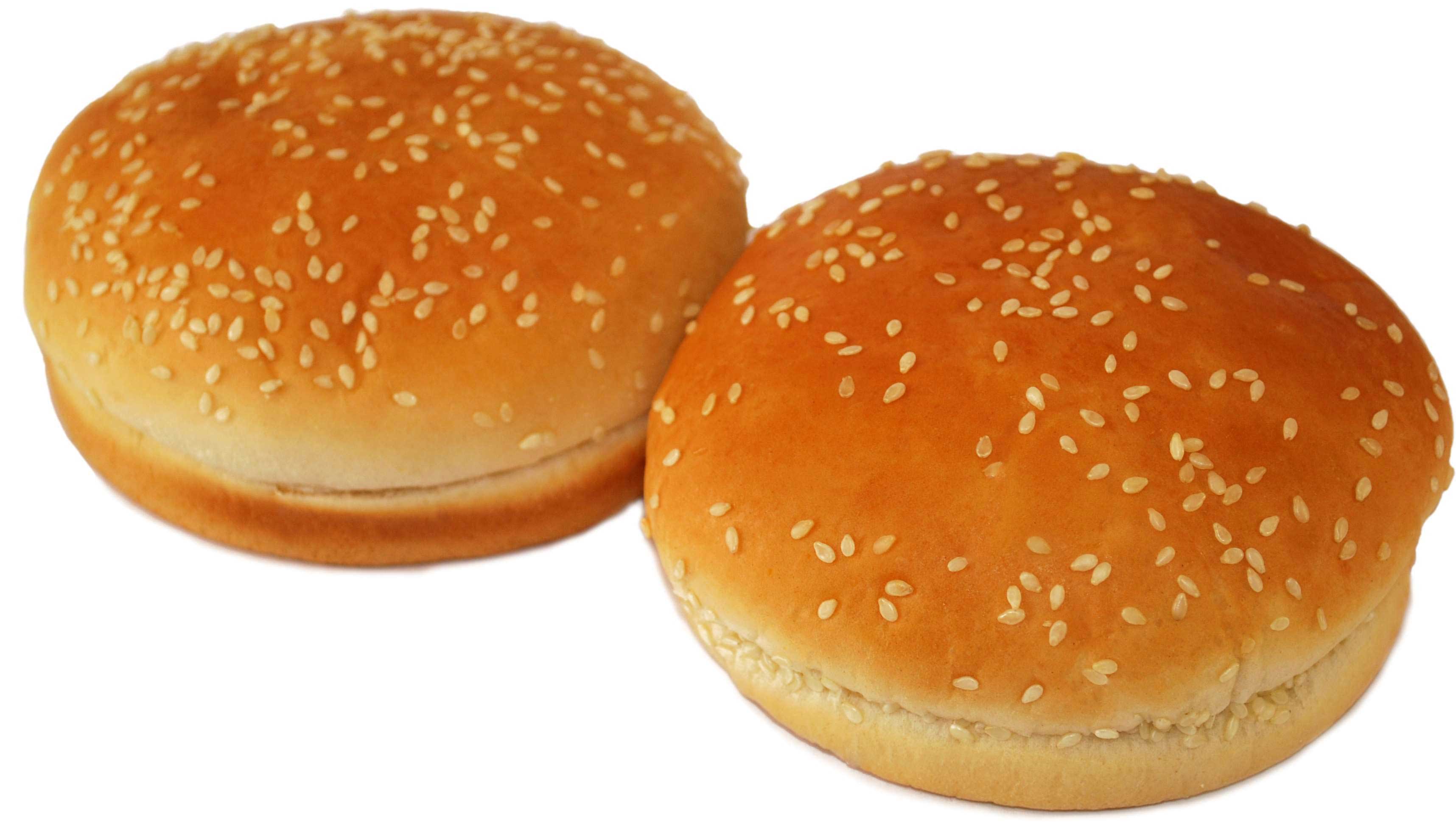 Alpha Baking 45 inch Sesame Hamburger Bun, 12 count per pack -- 4 per case