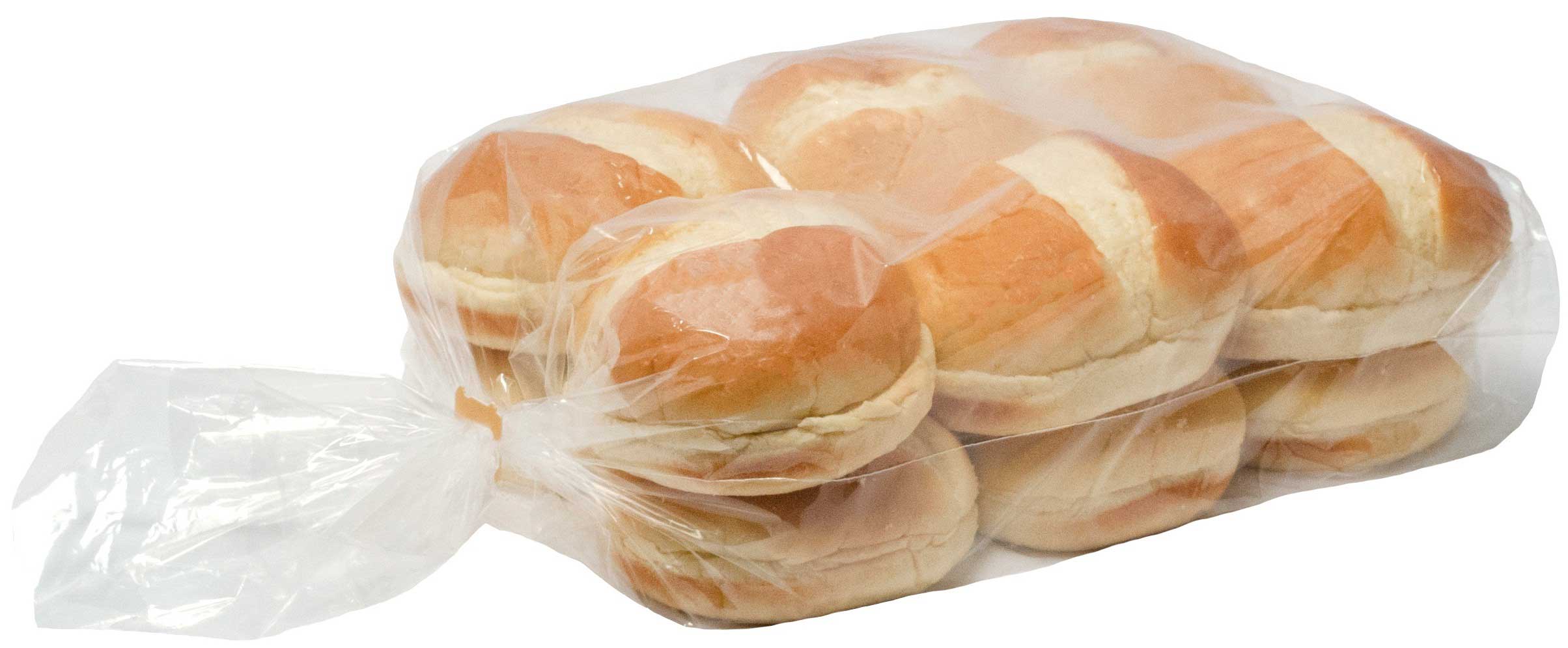 Alpha Baking 45 inch Split Top Potato Bun, 12 count per pack -- 6 per case