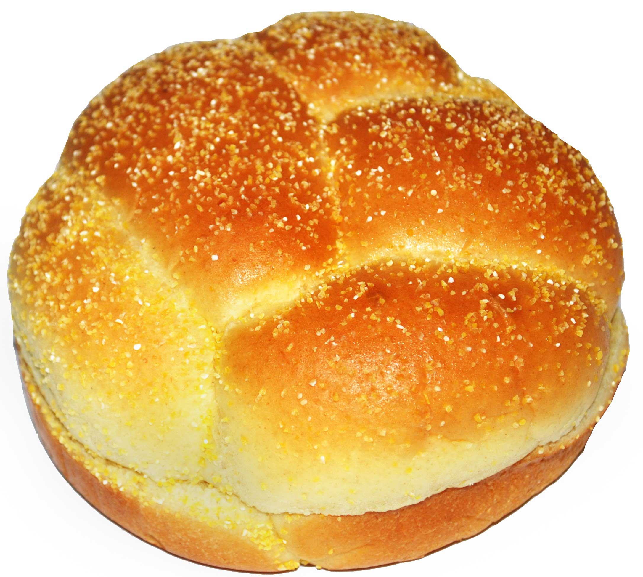Alpha Baking 45 inch Yellow Corn Dusted Bun, 12 count per pack -- 4 per ...