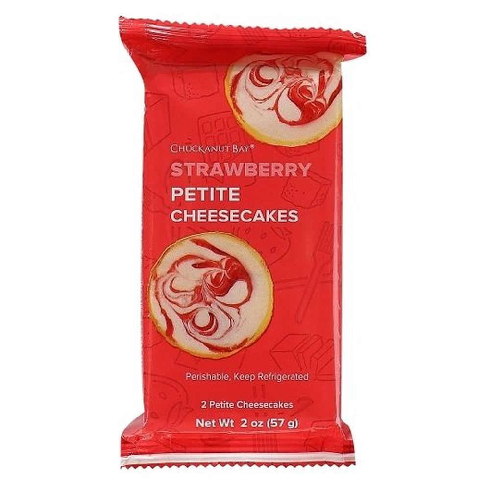 Chuckanut Bay Strawberry Appetizer Cheesecake, 2 Ounce -- 24 per case