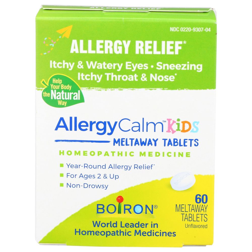 Boiron Allergy Calm Kids Meltaway Tablets, 60 count | FoodServiceDirect ...
