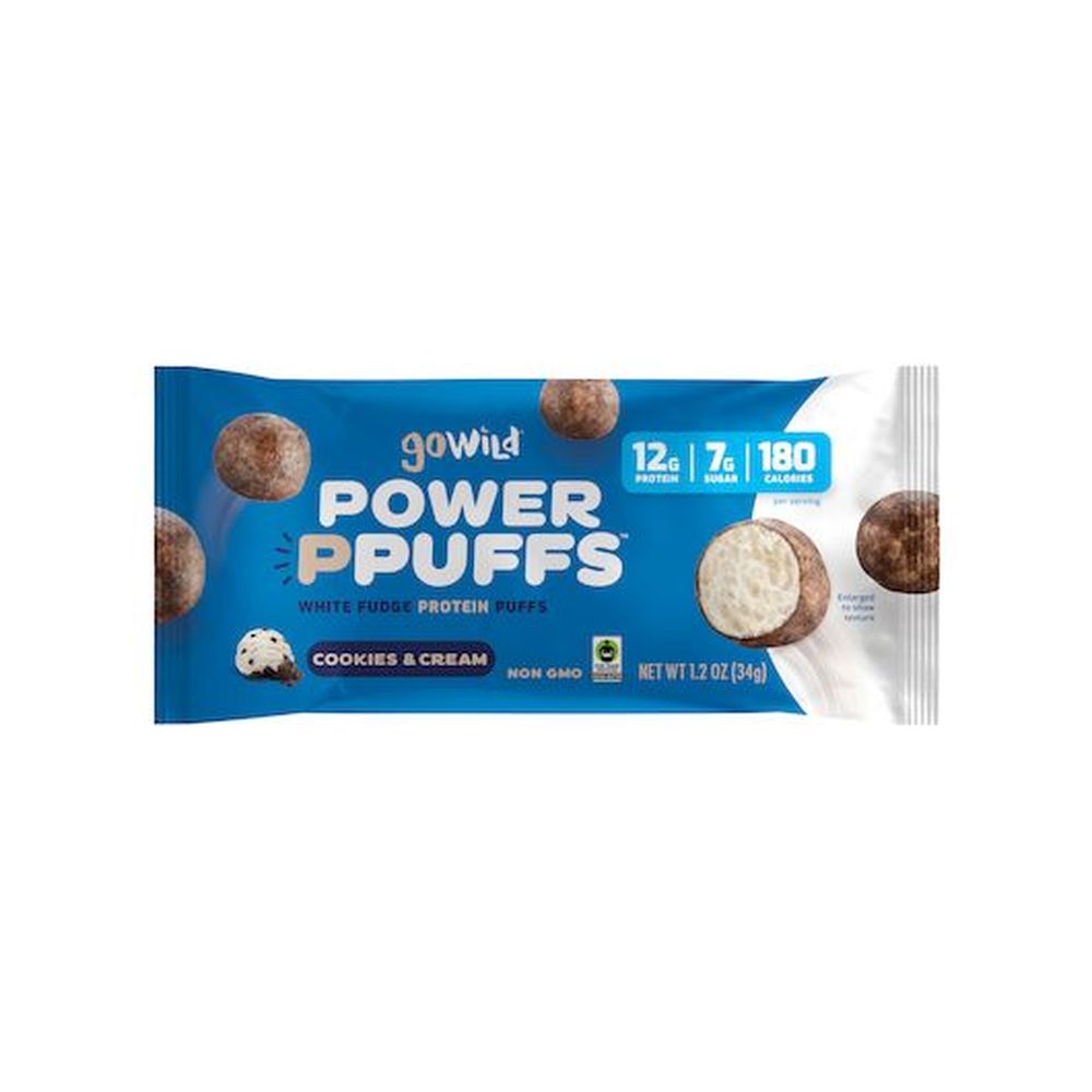 Made In Nature Go Wild Cookies and Cream Power Ppuffs, 1.5 Ounce -- 72 ...