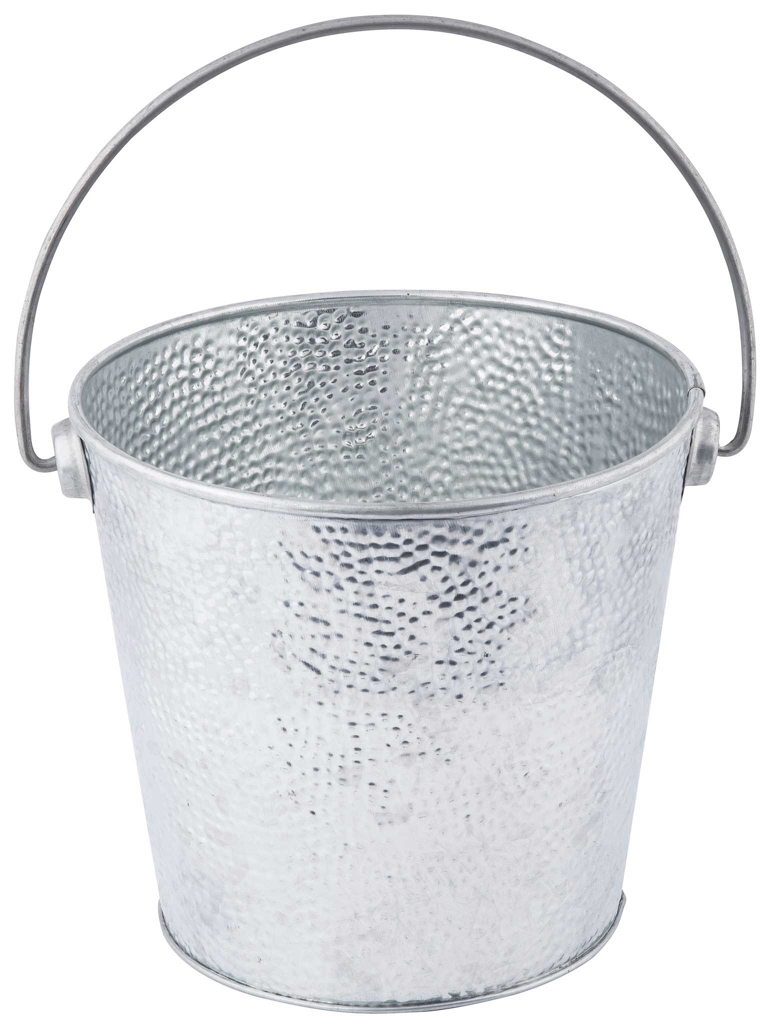 Tablecraft Galvanized Round Peanut Pail, 8 x 7 inch -- 4 per case ...