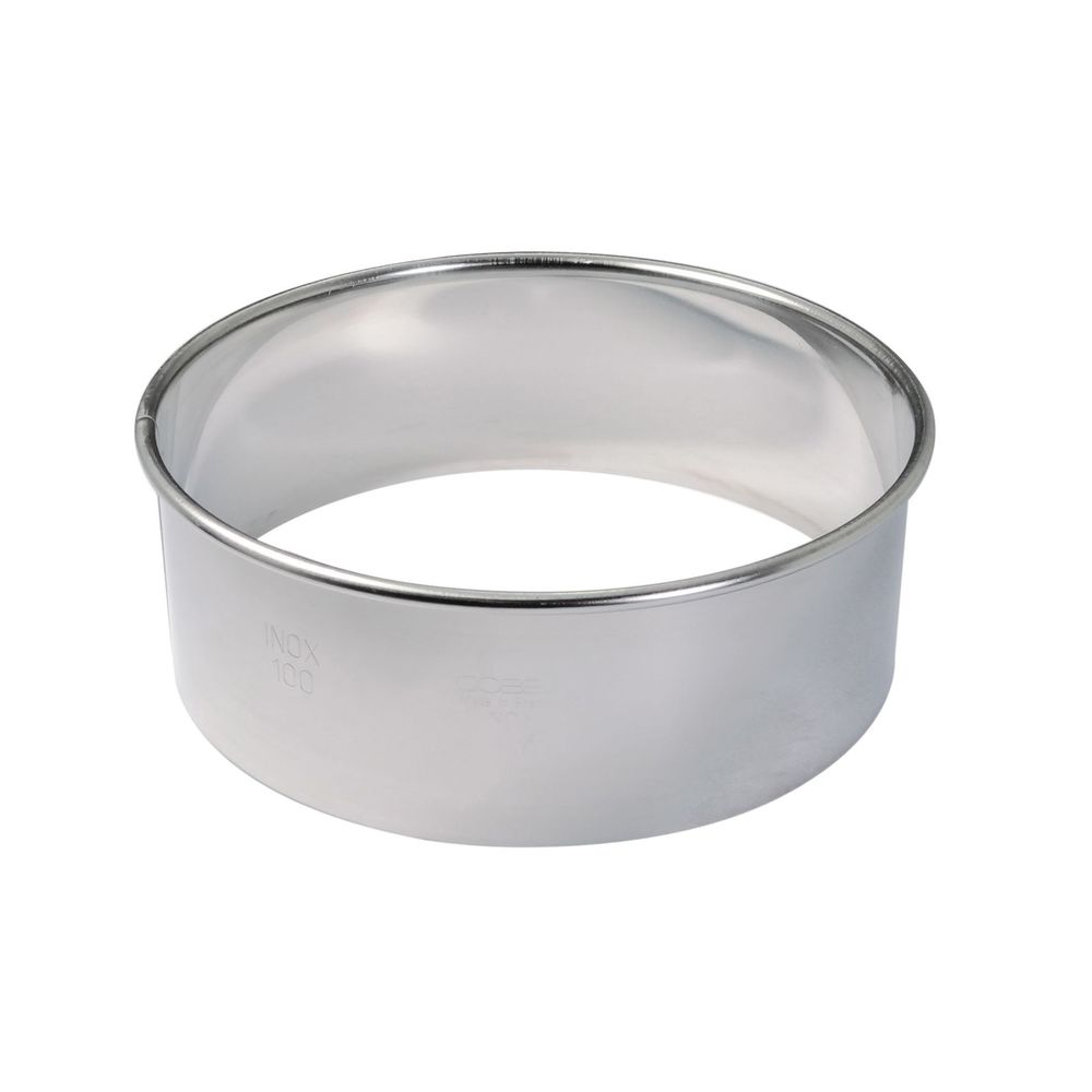 Gobel Stainless Steel Plain Round Pastry Cutter Set with Rolled Edges ...
