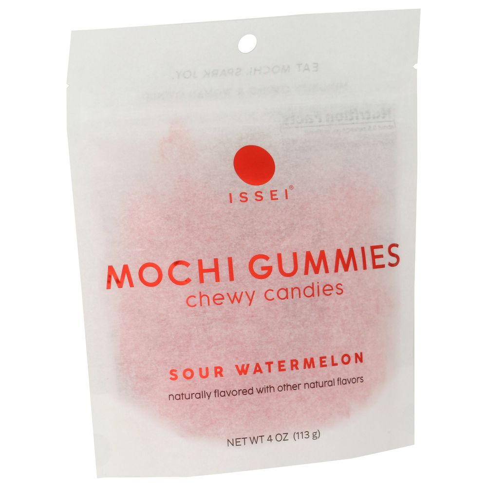 Issei Sour Watermelon Mochi Gummies, 4 Ounce -- 8 per case