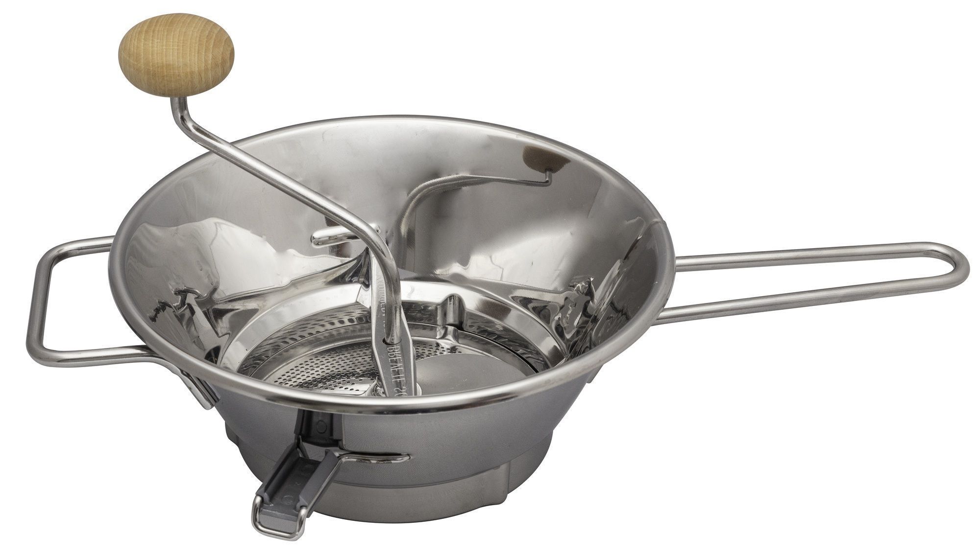 Guillouard Stainless Steel Food Mill with 3 Grids, 14.9 x 9.4 x 6.5 ...