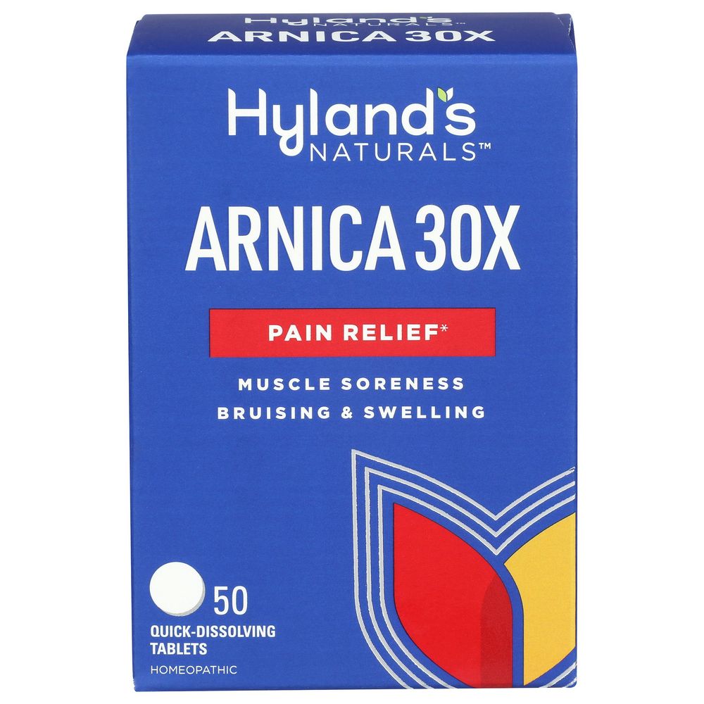 Hylands Naturals Arnica Montana 30X Pain Relief Tablets, 50 count -- 3 ...