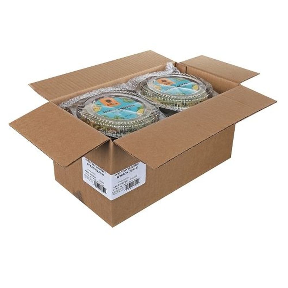 Everyday Gourmet Spinach and Cheese Quiche, 12 Ounce -- 8 per case
