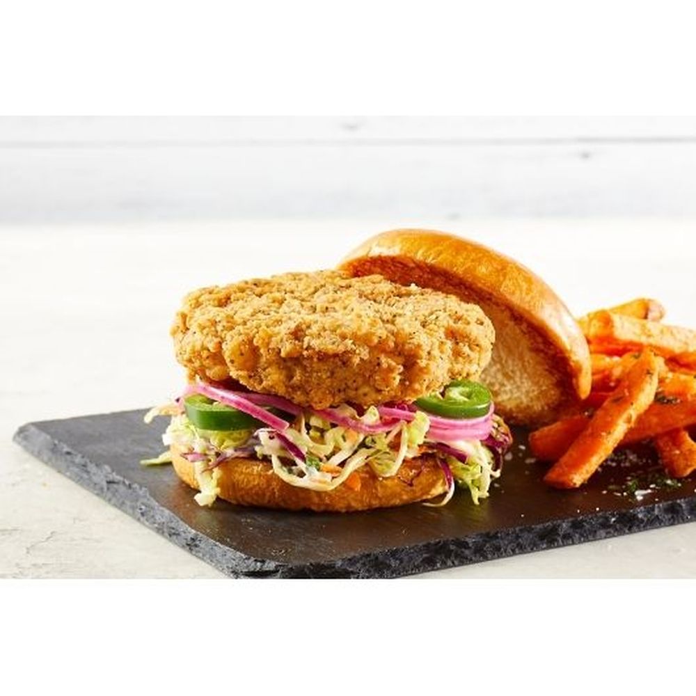 Social Kitchens 4.4 Ounce Raw Crispy Shrimp Burger, 2.2 Pound -- 4 per case