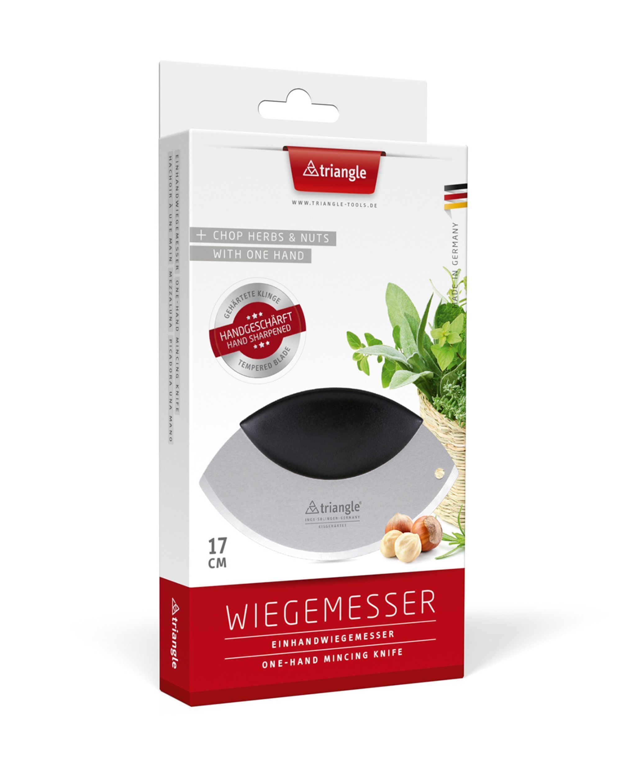 Triangle 17 cm Professional Mincing Knife | FoodServiceDirect.com ...