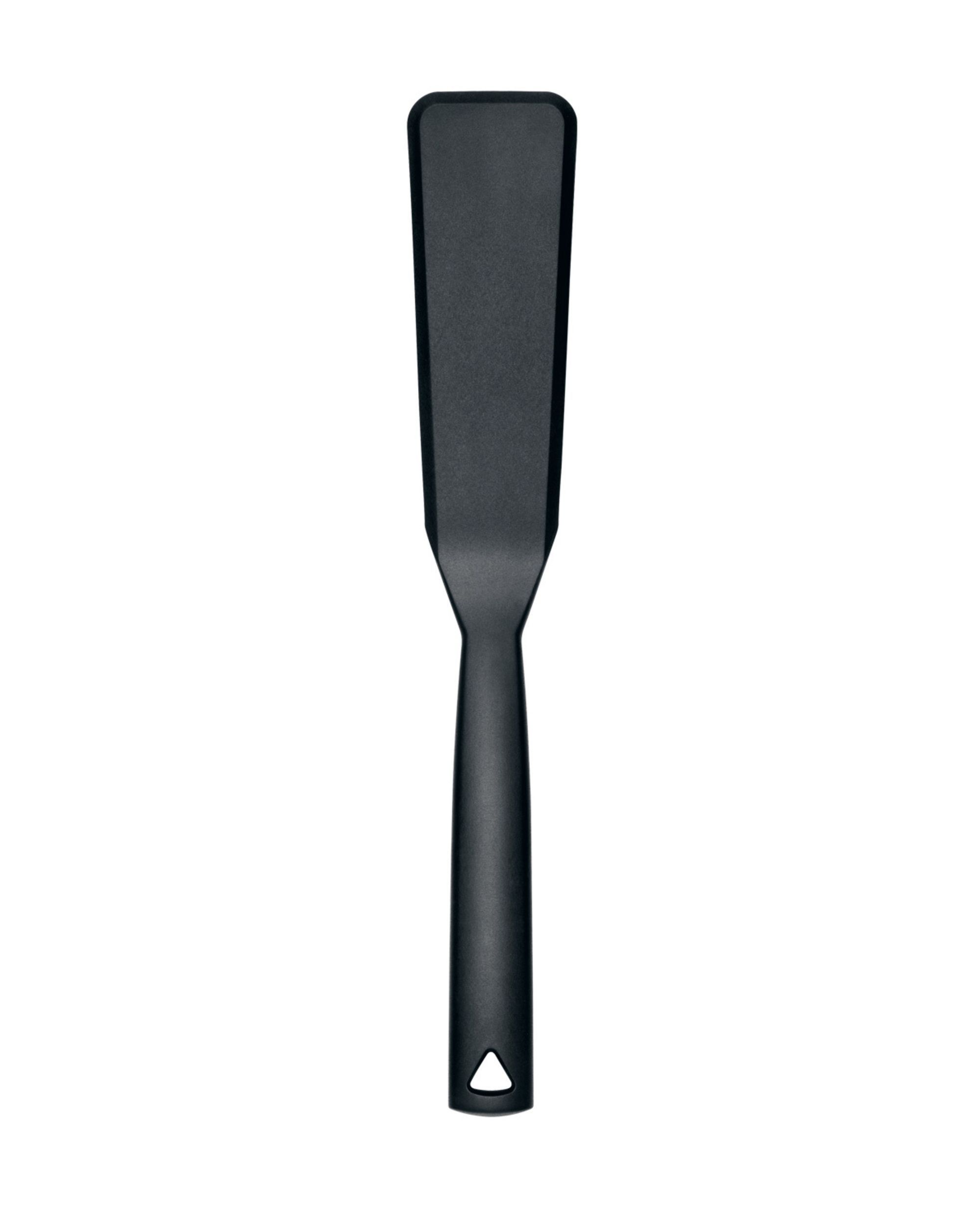 Triangle Professional Black Nylon Spatula, 12 x 1.96 x 0.5 inch