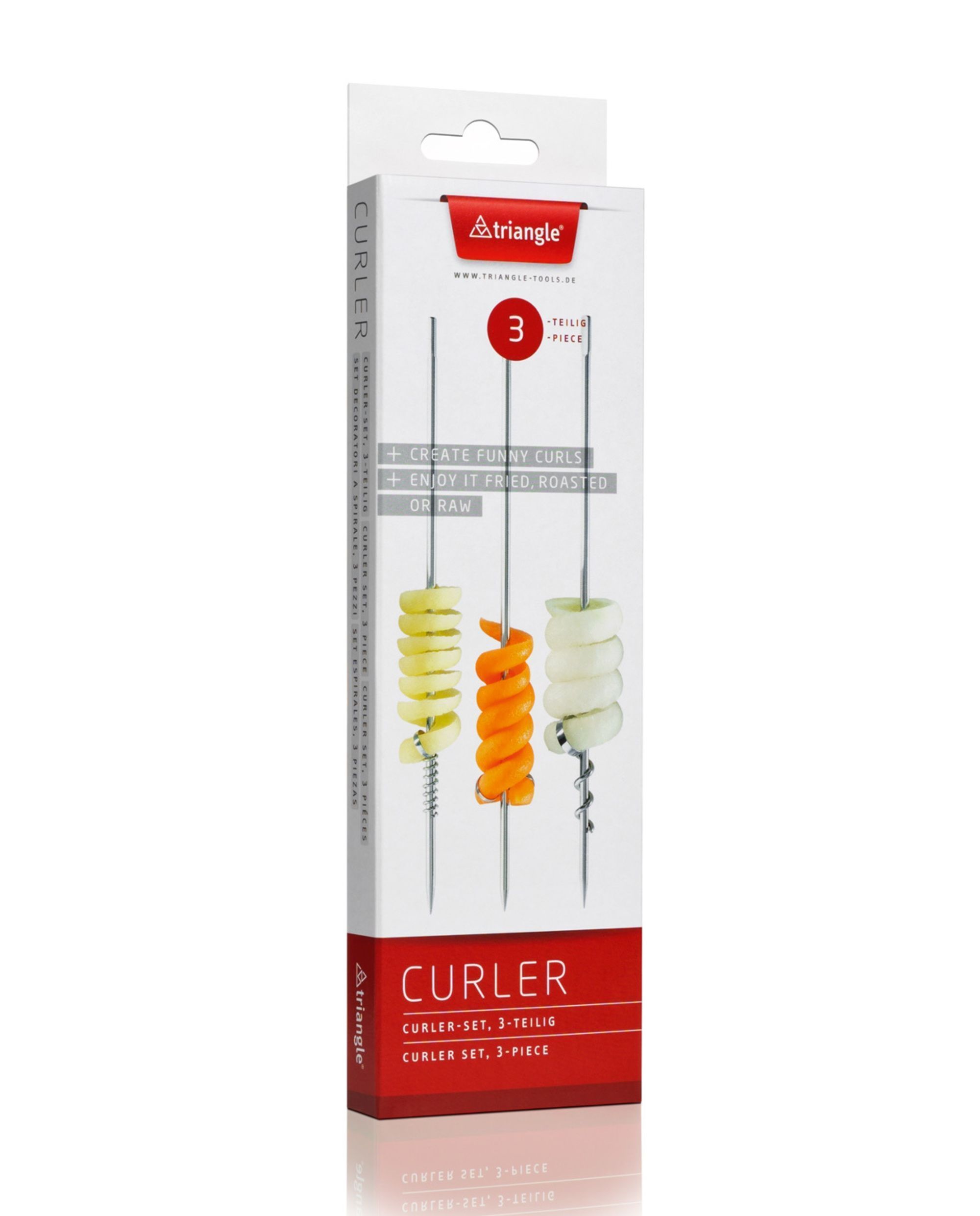 Triangle Professional Curler Set, set of 3 | FoodServiceDirect.com ...