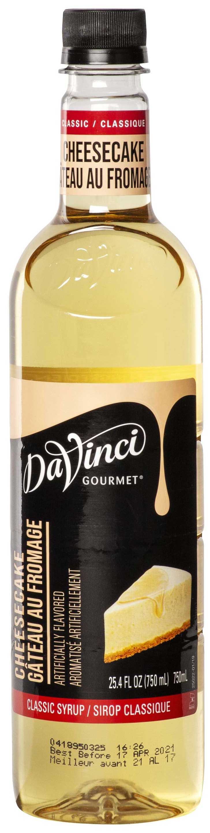 Davinci Gourmet Cheesecake Flavored Syrup, 750 Milliliter -- 4 per case ...
