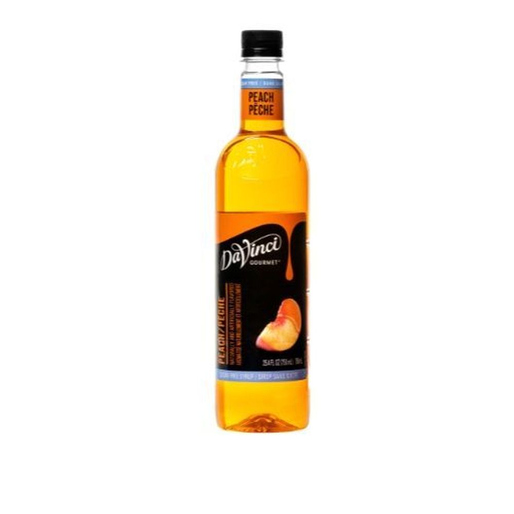 Davinci Gourmet Gourmet Sugar Free Peach Syrup, 750 Milliliter -- 4 per ...