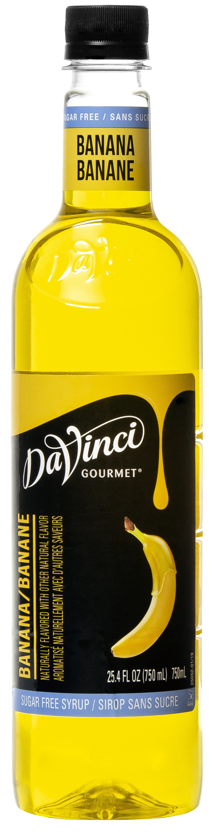 Davinci Gourmet Sugar Free Banana Syrup, 750 Milliliter -- 4 per case