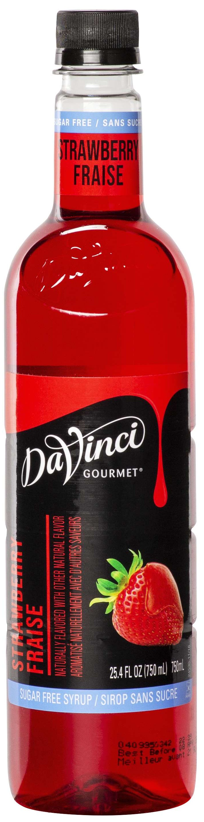 Davinci Gourmet Sugar Free Strawberry Syrup Case | FoodServiceDirect
