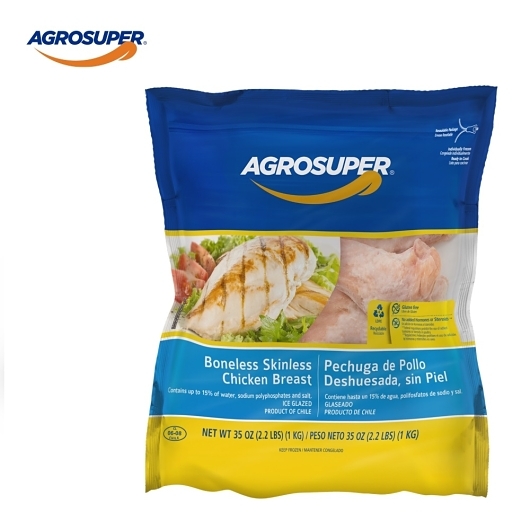 Agrosuper Random Marinated Boneless Skinless Chicken Breast, 2.2 Pound ...
