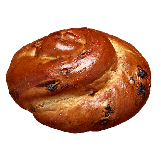 Wenner Bakery Round Challah Bread with Raisins, 19 Ounce -- 30 per case