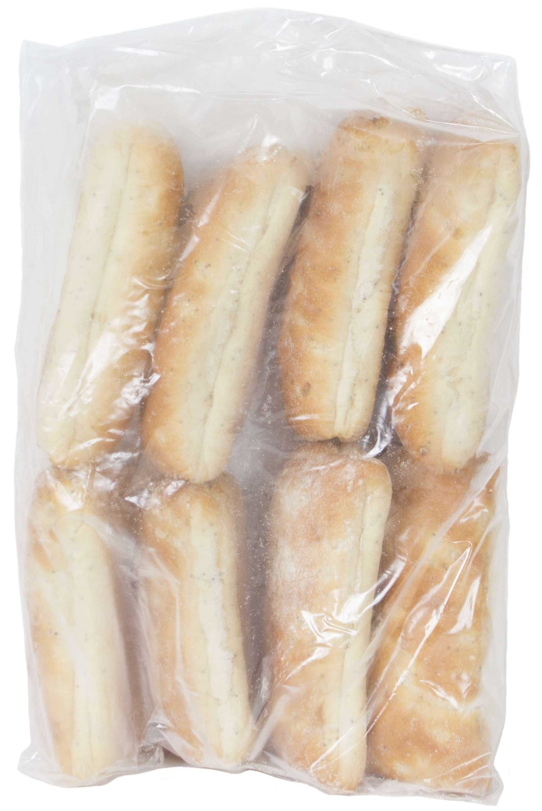 Wenner Bakery Ciabatta Onion Poppy Sub, 3.7 Ounce -- 80 per case