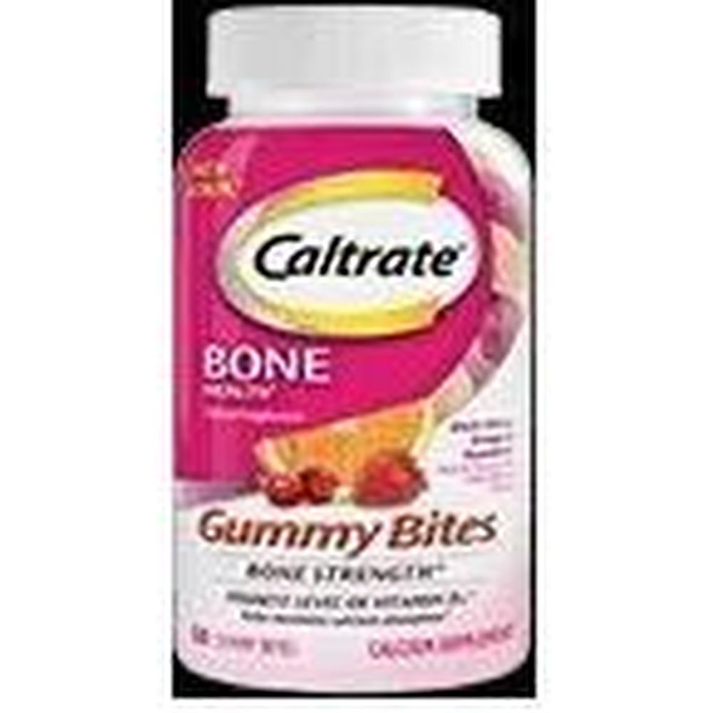 Caltrate Calcium and Vitamin D Gummy Bites, 50 count -- 12 per case