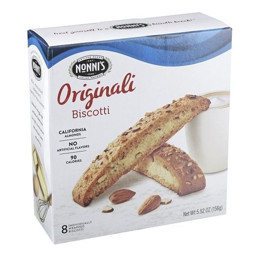 Nonnis 2 Flavors Original and Cioccolati Biscotti - Display Shipper, 48 ...