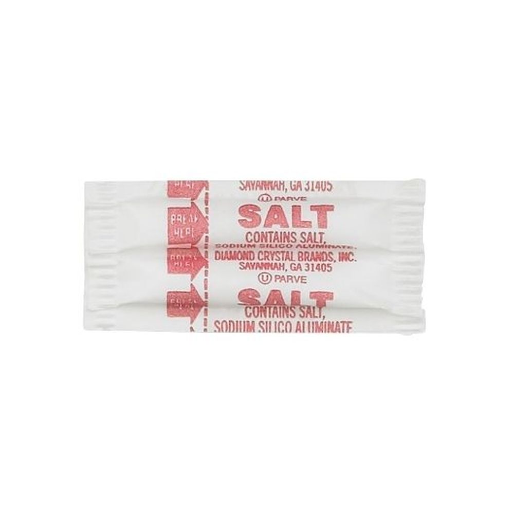 Packet Brand Fluted Salt Packets Case | FoodServiceDirect
