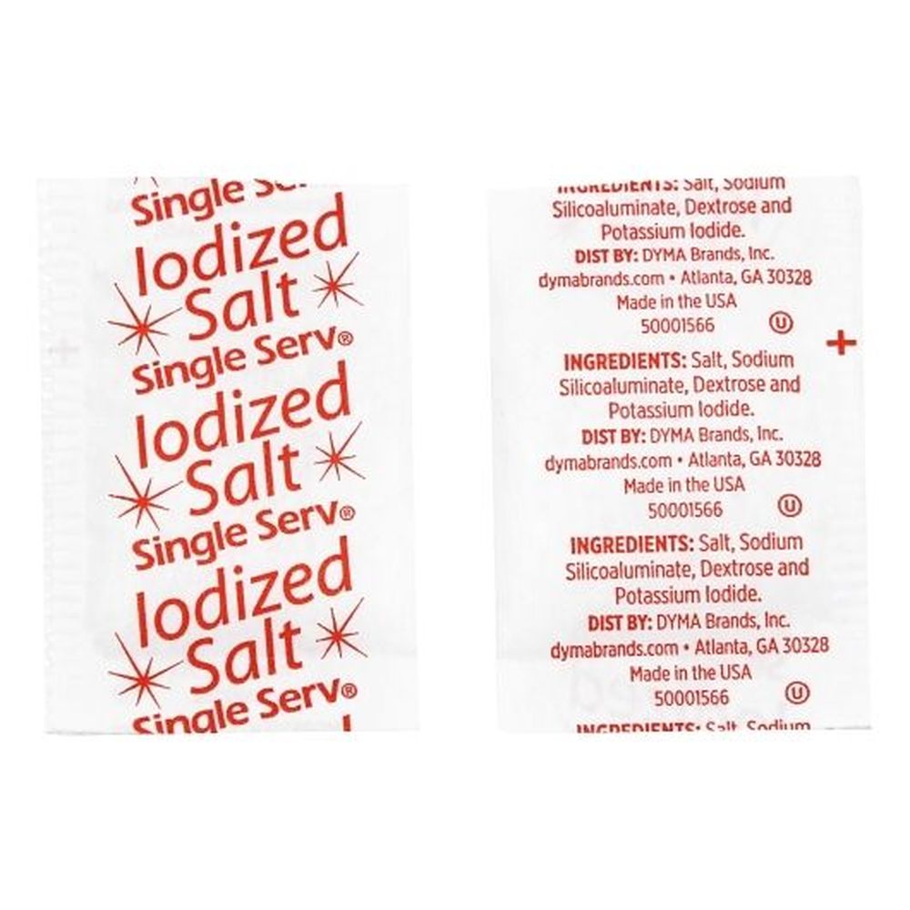 Single Serve Flat Salt Packets Case | FoodServiceDirect