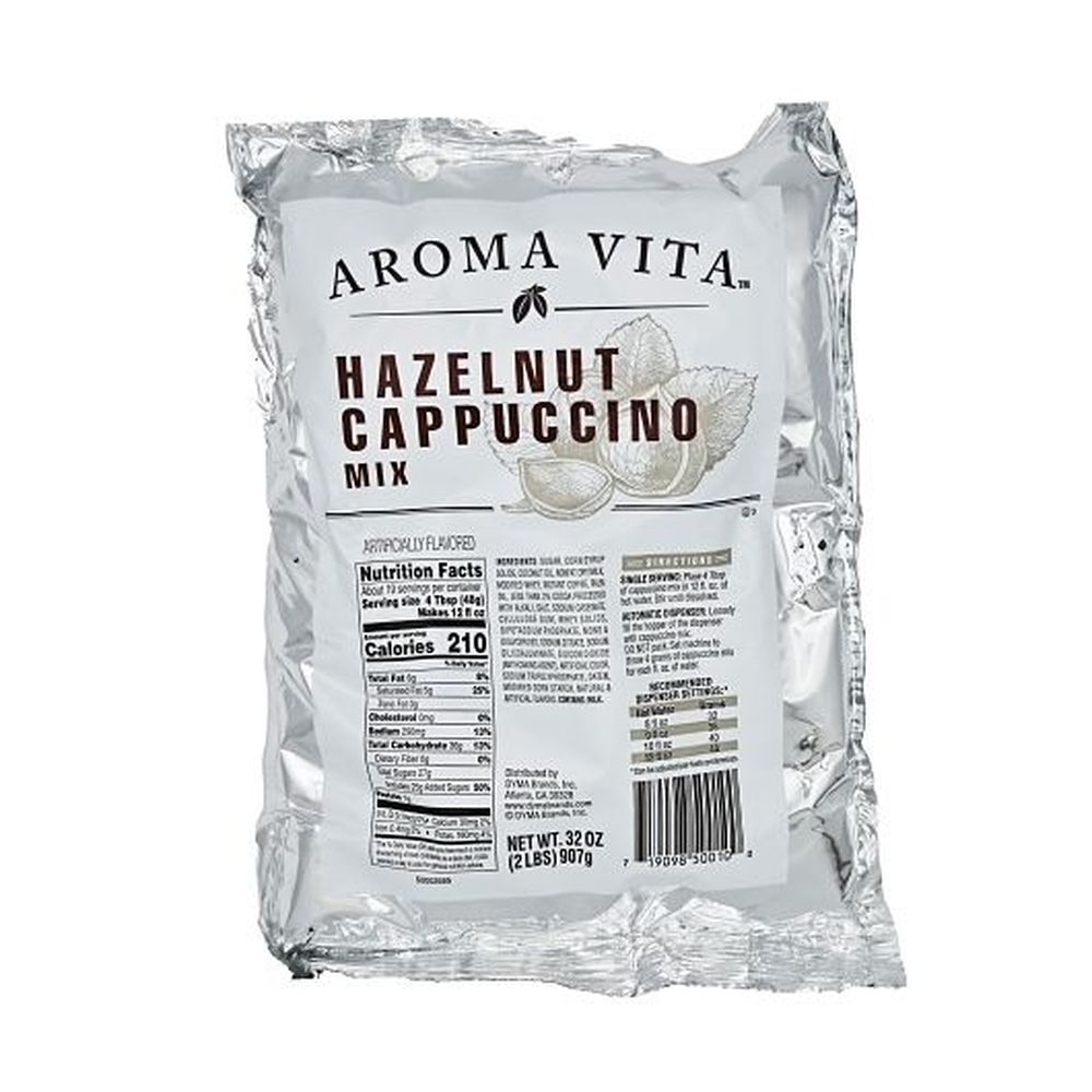 Aroma Vita Hazelnut Cappuccino, 2 Pound -- 6 per case