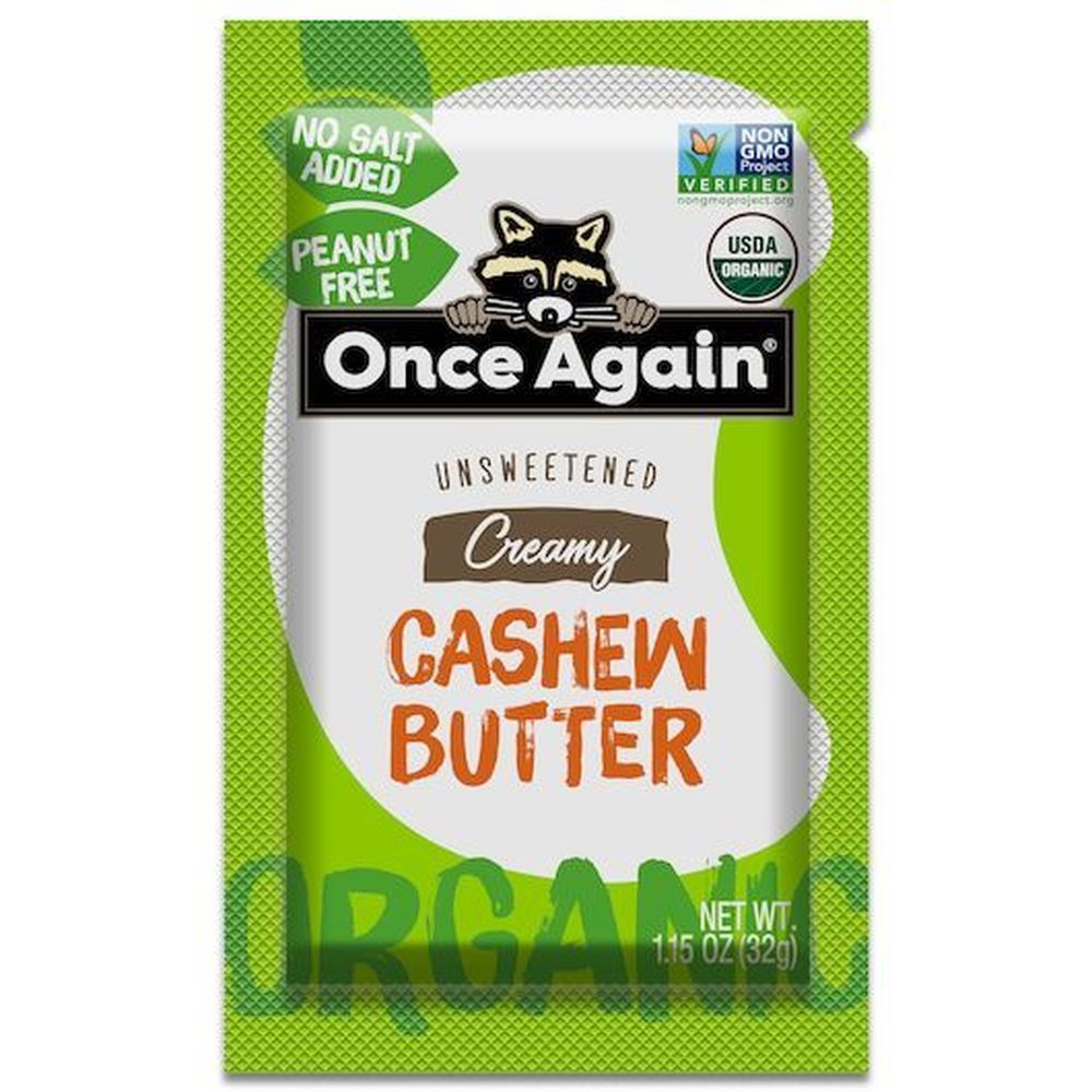 Once Again Nut Butter Organic Unsweetened Creamy Cashew Butter ...