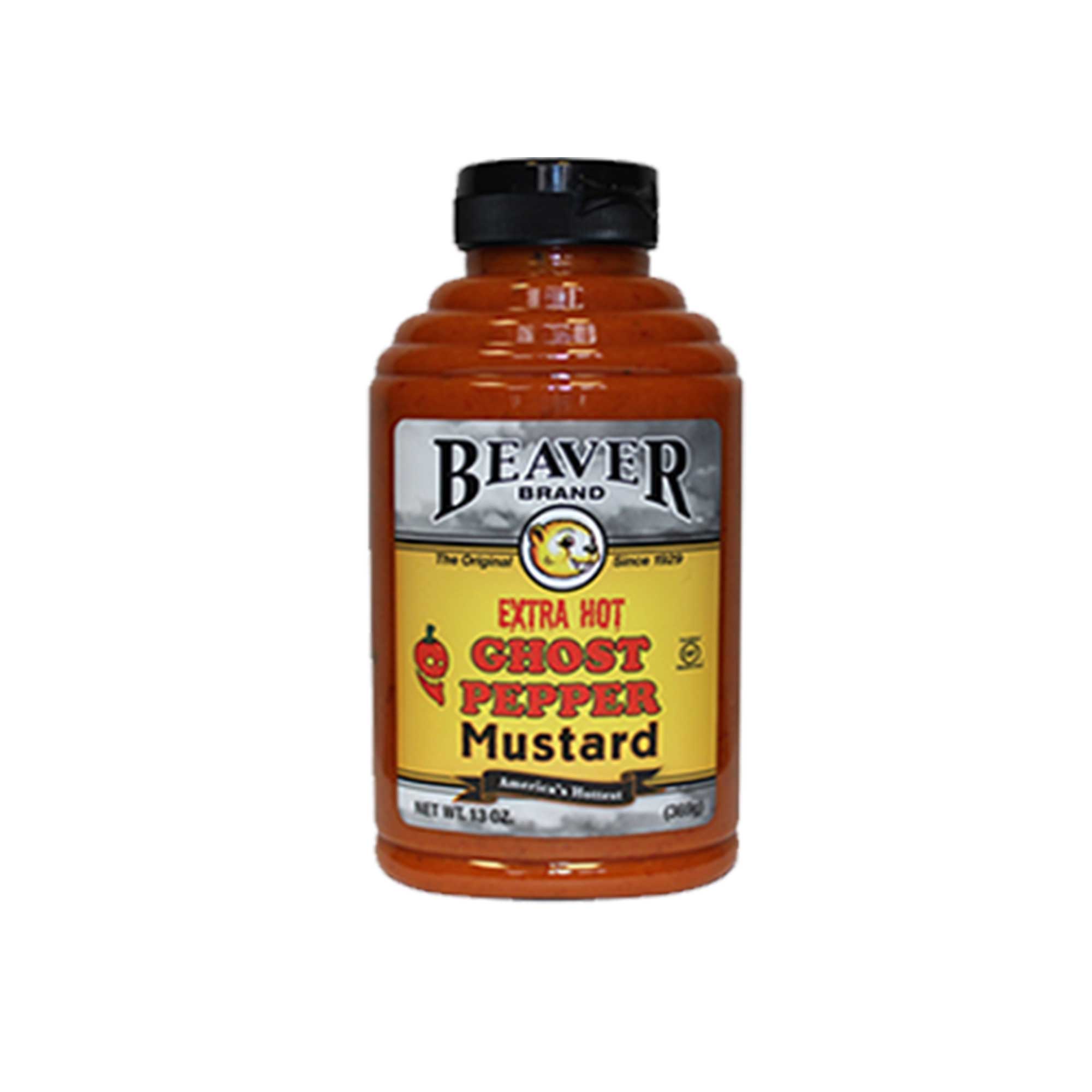 Beaver Ghost Pepper Mustard, 13 Ounce -- 6 per case ...