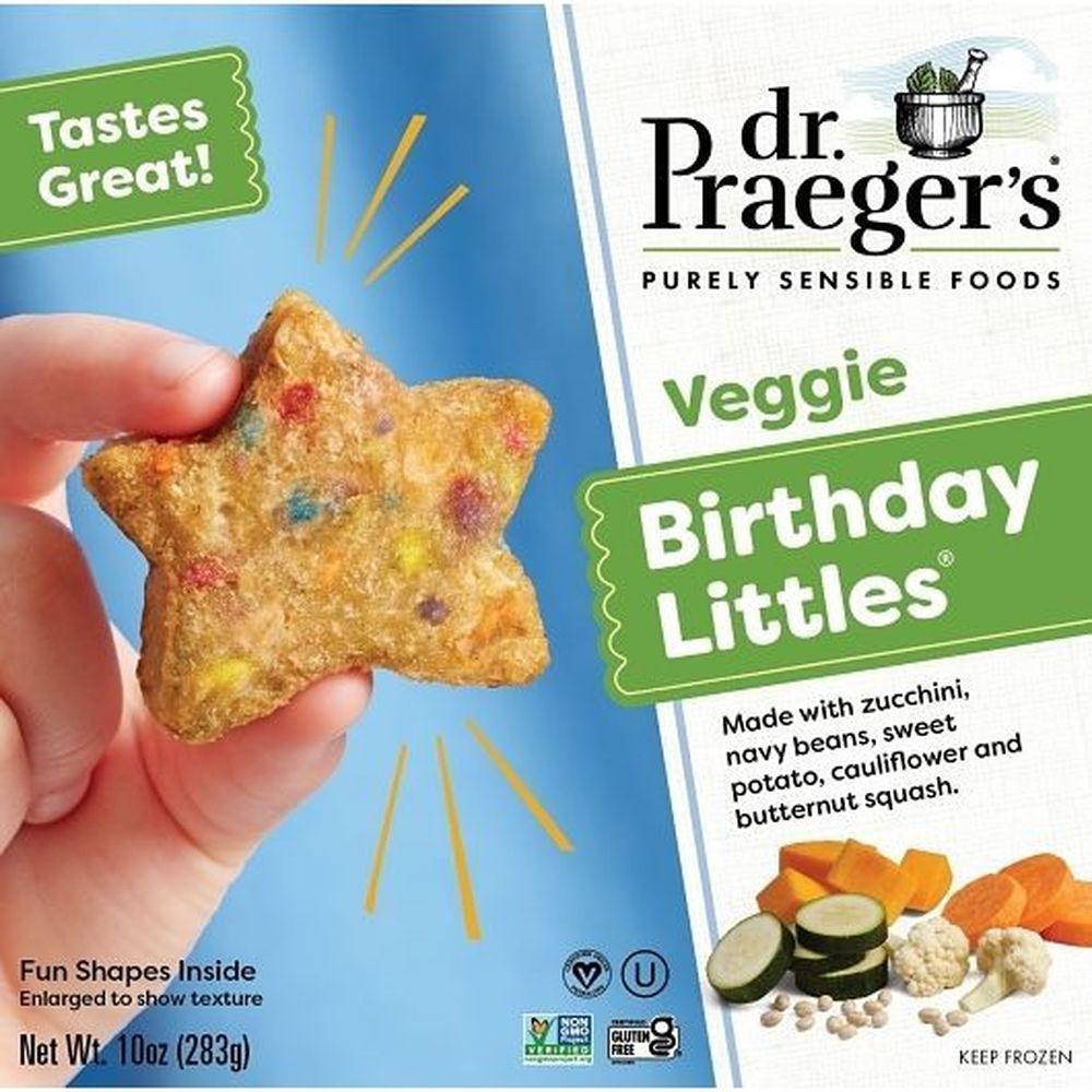 Dr. Praegers Sensible Foods Birthday Littles Vegetable Based Products ...