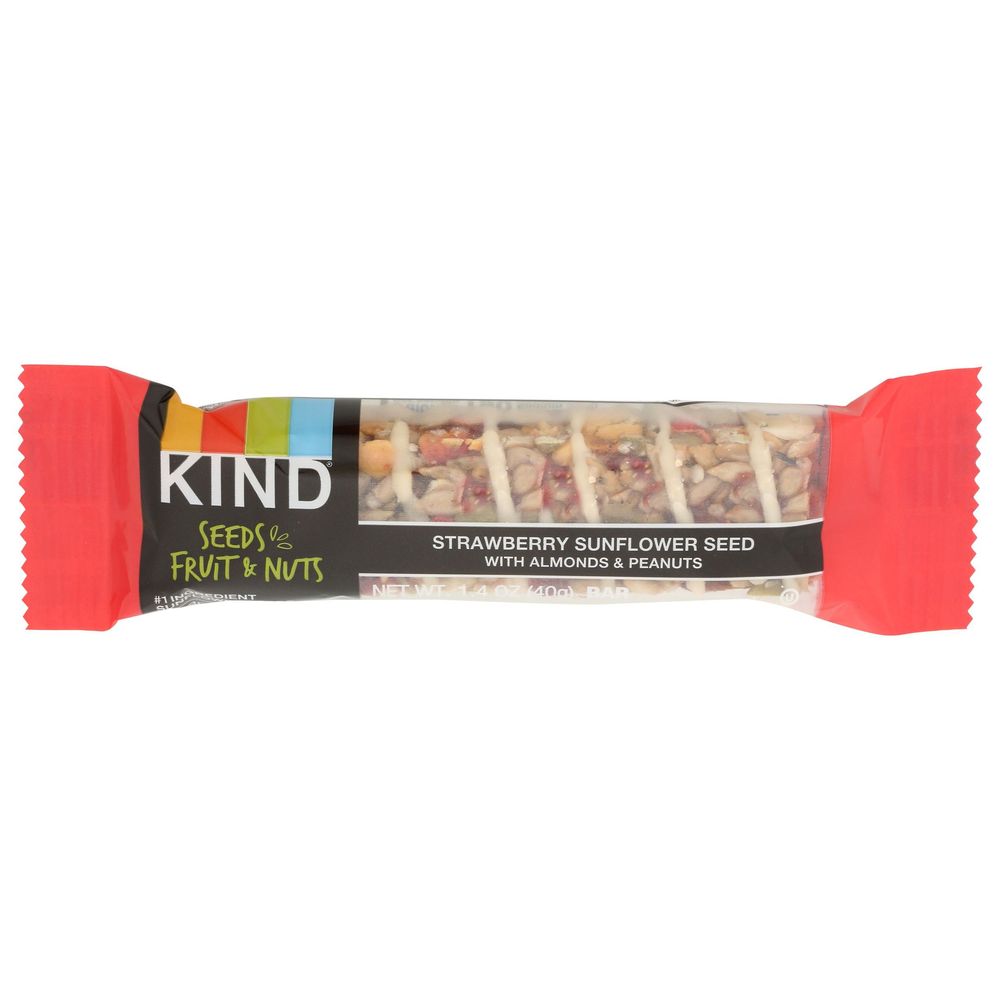 Kind Seeds Fruit and Nuts Strawberry Sunflower Seed Protein Bar, 1.4 ...