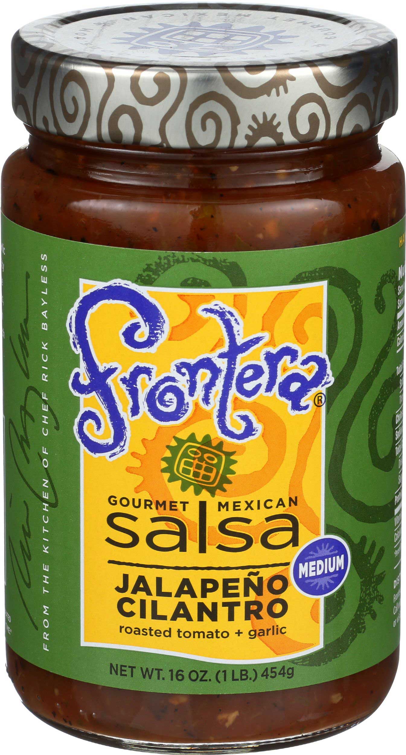 Frontera Gourmet Mexican Medium Jalapeno Cilantro Salsa, 16 Ounce -- 6 ...