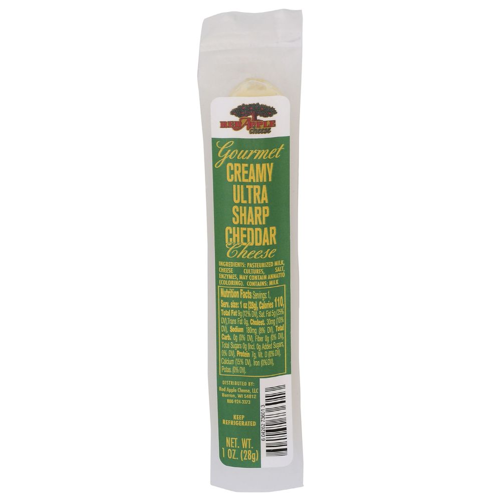 Red Apple Cheese Creamy Ultra Sharp Cheddar Cheese Stick, 1 Ounce -- 48 ...