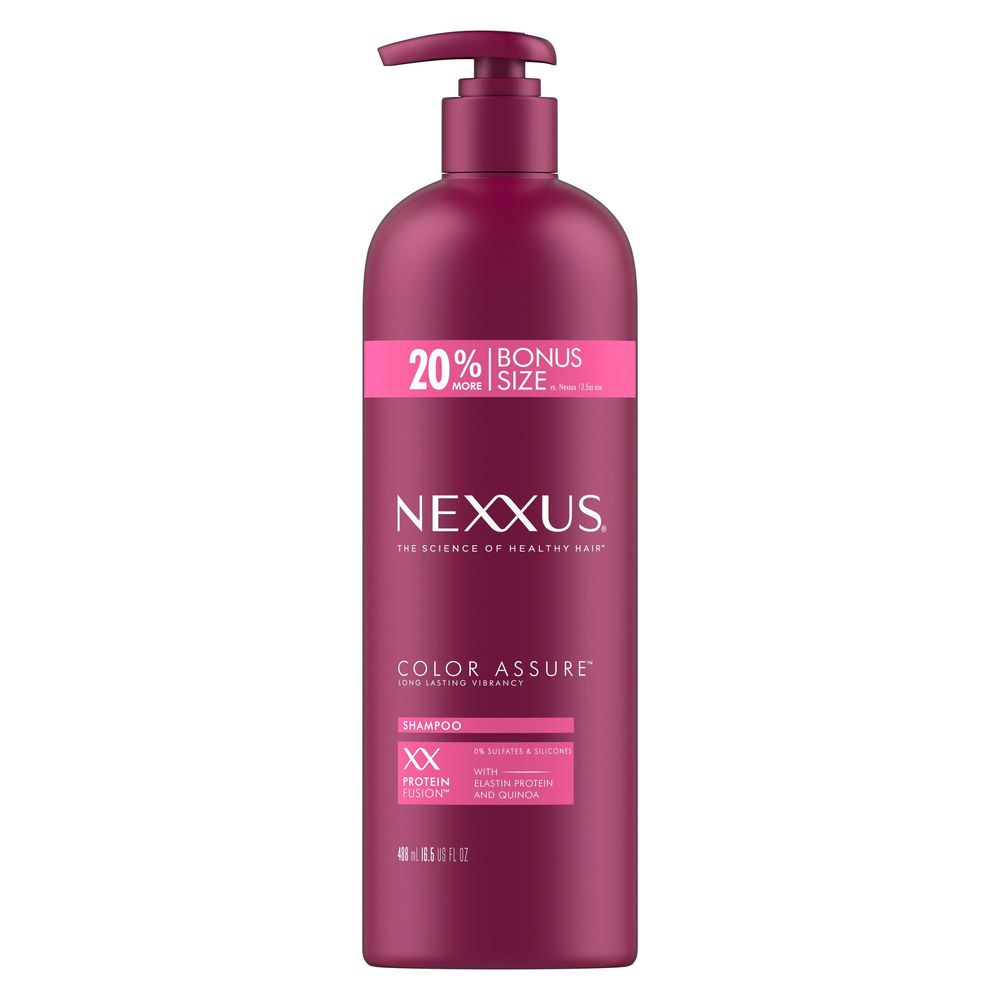 Nexxus Hair Color Assure with ProteinFusion Sulfate Free Shampoo, 16.5 ...