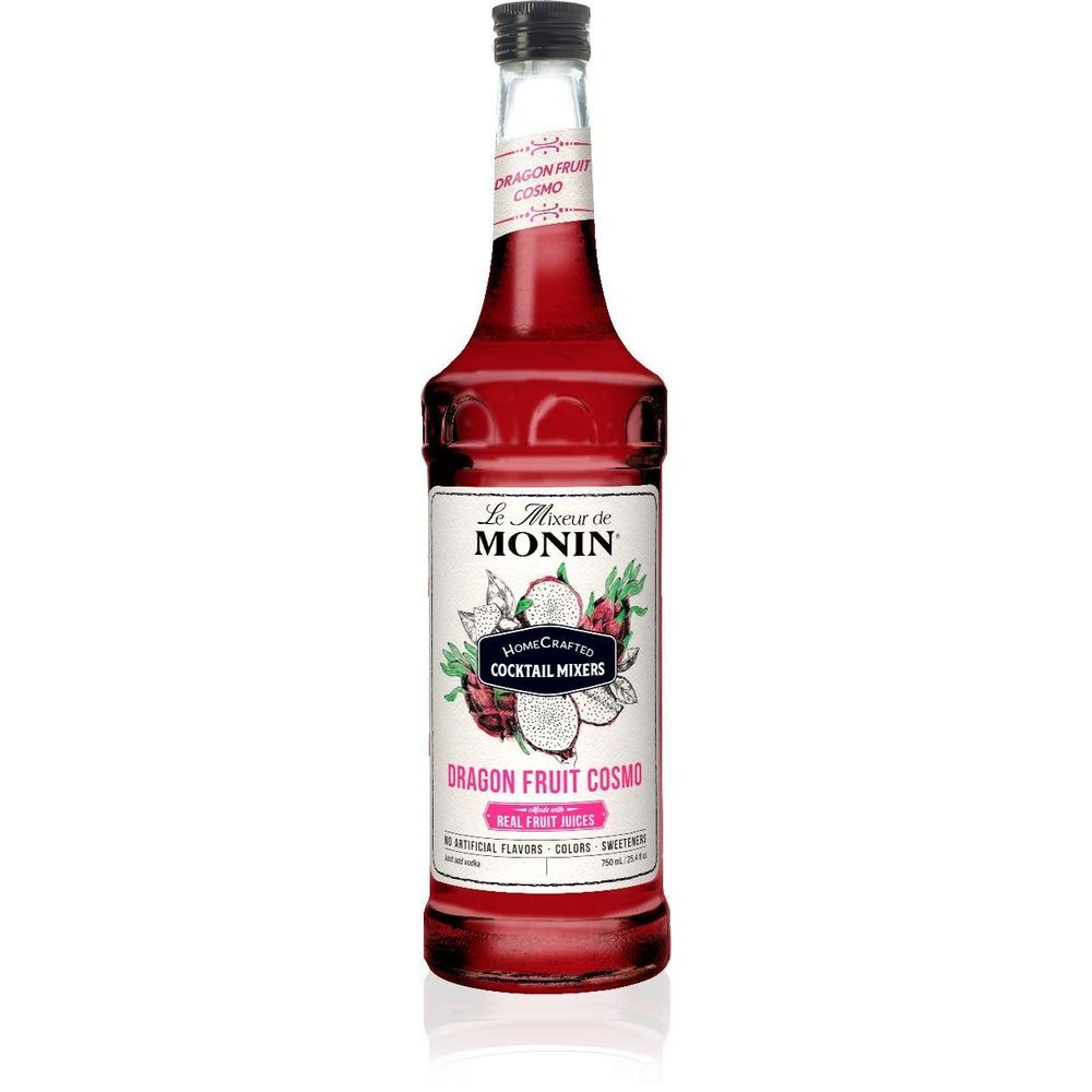 Monin Homecrafted Dragonfruit Cosmos Cocktail Mixer, 750 Milliliter ...