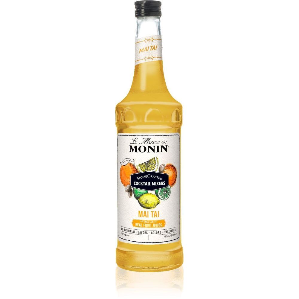 Monin Homecrafted Mai Tai Cocktail Mixer, 750 Milliliter -- 6 per case